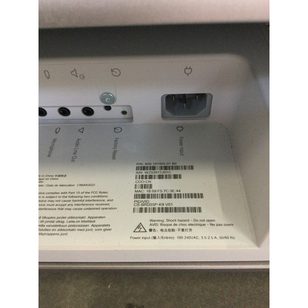 2x Cisco CS-BRD55P-K9/CS-DESKMINI-K9 Conference System