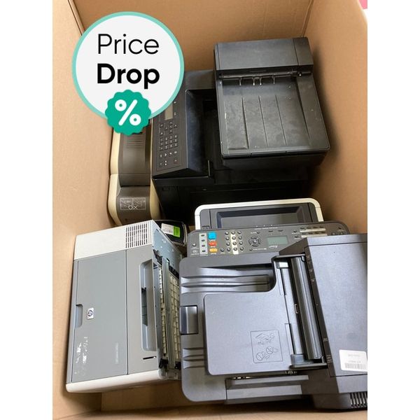 6x Dell/HP/Dymo/Kyocera Printer Mix